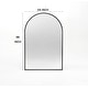 GDFStudio - Meridian Contemporary Metal Arched Bathroom Vanity ...