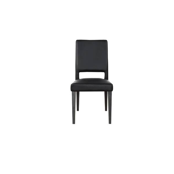 Titanic Furniture Alexander Black Faux Leather Upholstered Dining Chair ...