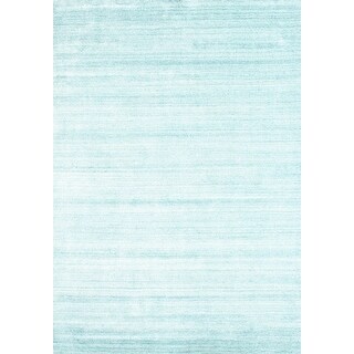 Ahgly Company Machine Washable Contemporary Light Slate Blue Area Rugs ...