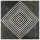 Merola Tile Kings Rombos Night 17-5/8" x 17-5/8" Ceramic Floor and Wall ...