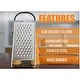 Extra Coarse Handheld Flat Grater Non-Slip Design, Stainless Steel for ...