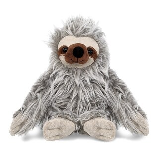 DolliBu Grey Sloth Super Soft Stuffed Animal Toy for Kids and Adults ...