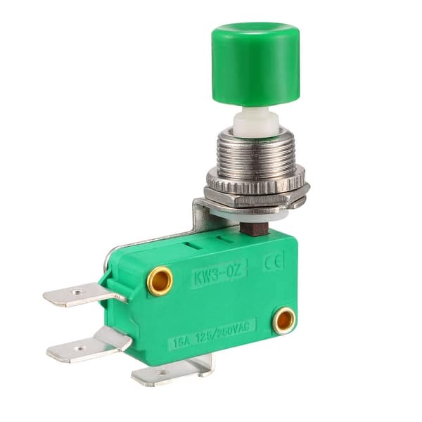 16A 125/250VAC SPDT NO NC 3-Terminals Push Button Type Micro Action ...