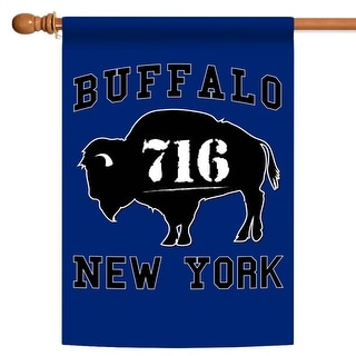 Buffalo New York 716 Outdoor House Flag 40" x 28" - Bed Bath & Beyond ...