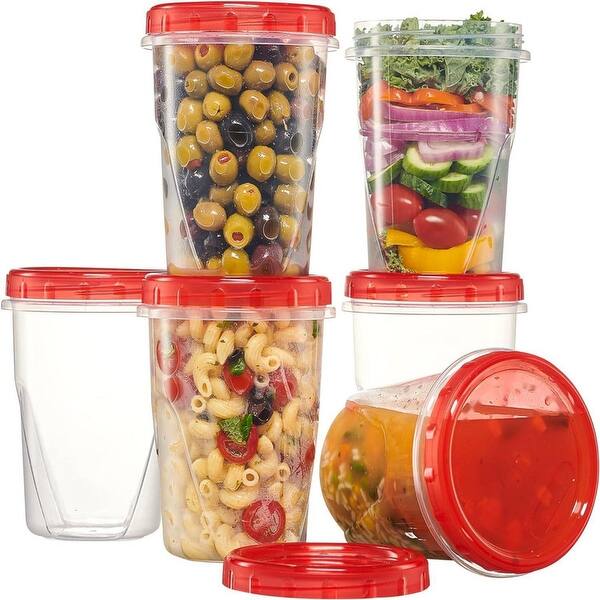 6 Pack Food Storage Containers 32 oz - Bed Bath & Beyond - 39099453