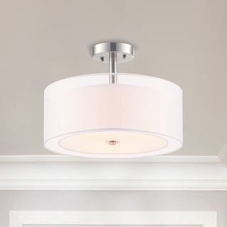 CO-Z 15-inch Mid-Century Modern Semi Flush Mount Ceiling Light Fixture ...