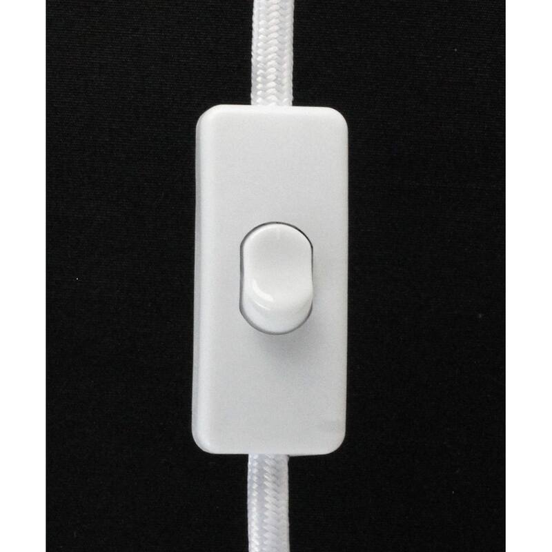 Beacon Triangle Corner Light, Plug-In 17' Cord, White by Home Concept ...