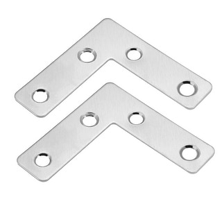 Flat Plate 50mmx50mm Angle Corner Brace Repair Mending Brackets ...