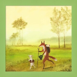 DD McInnes 'Master Lamb and His Painting Master' Framed Art - Bed Bath ...