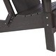 Seaton Folding Poly Adirondack Chair with Pull-out Ottoman, Set of 2 - Bed Bath & Beyond - 34160900