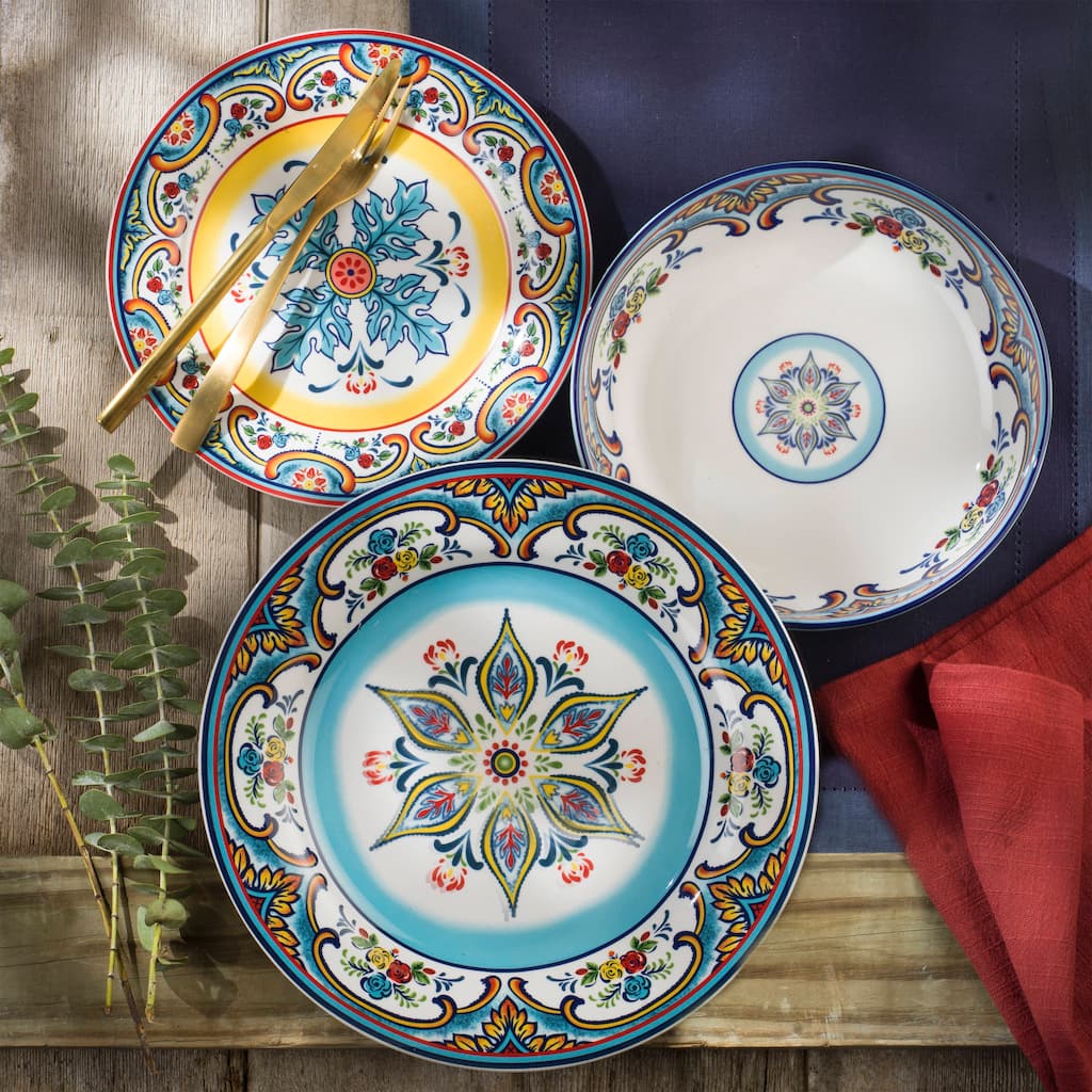 Euro Ceramica Zanzibar 12 Piece / 24 Piece Stoneware Dinnerware Set ...