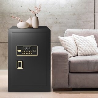 Electronic Digital Security Safe with Keypad and Key,Home Office Safe ...