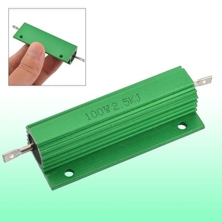 Aluminum Shell Chassis Mounted 100W Watt 2.5K Ohm Wirewound Resistor ...