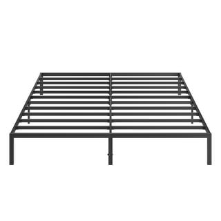 King Size Black Metal Platform Bed frame Sturdy Metal Frame - Bed Bath ...