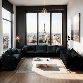 Artsy 3 Piece Sofa Set Oversized Sofa Comfy Sofa Couch, 2 Pieces of 2 ...