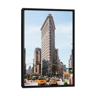 iCanvas "Yellow Cabs And Flatiron Building, New York City" by Matteo ...
