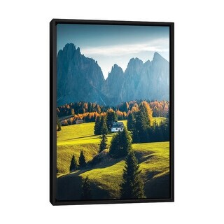 iCanvas "Alpe de Siusi I - Dolomites - Italy" by Cuma Cevik Framed ...