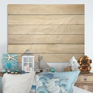 DESIGN ART "Modern Beach Beige Sand Charm I" Coastal Beach Sand Wall ...
