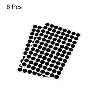 15mm Dia PVC Self Adhesive Screw Hole Cover Stickers 6 Sheet/576pcs ...