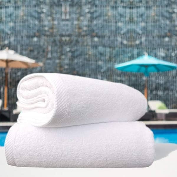 Classic Turkish Cotton Arsenal Oversized Bath Sheet Towels Set of 2 ...