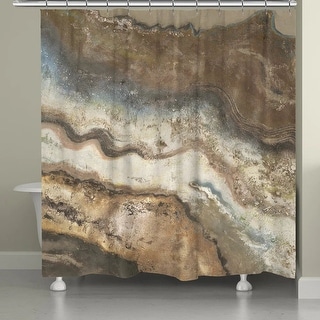 Laural Home Lava Flow Shower Curtain - Bed Bath & Beyond - 39932721