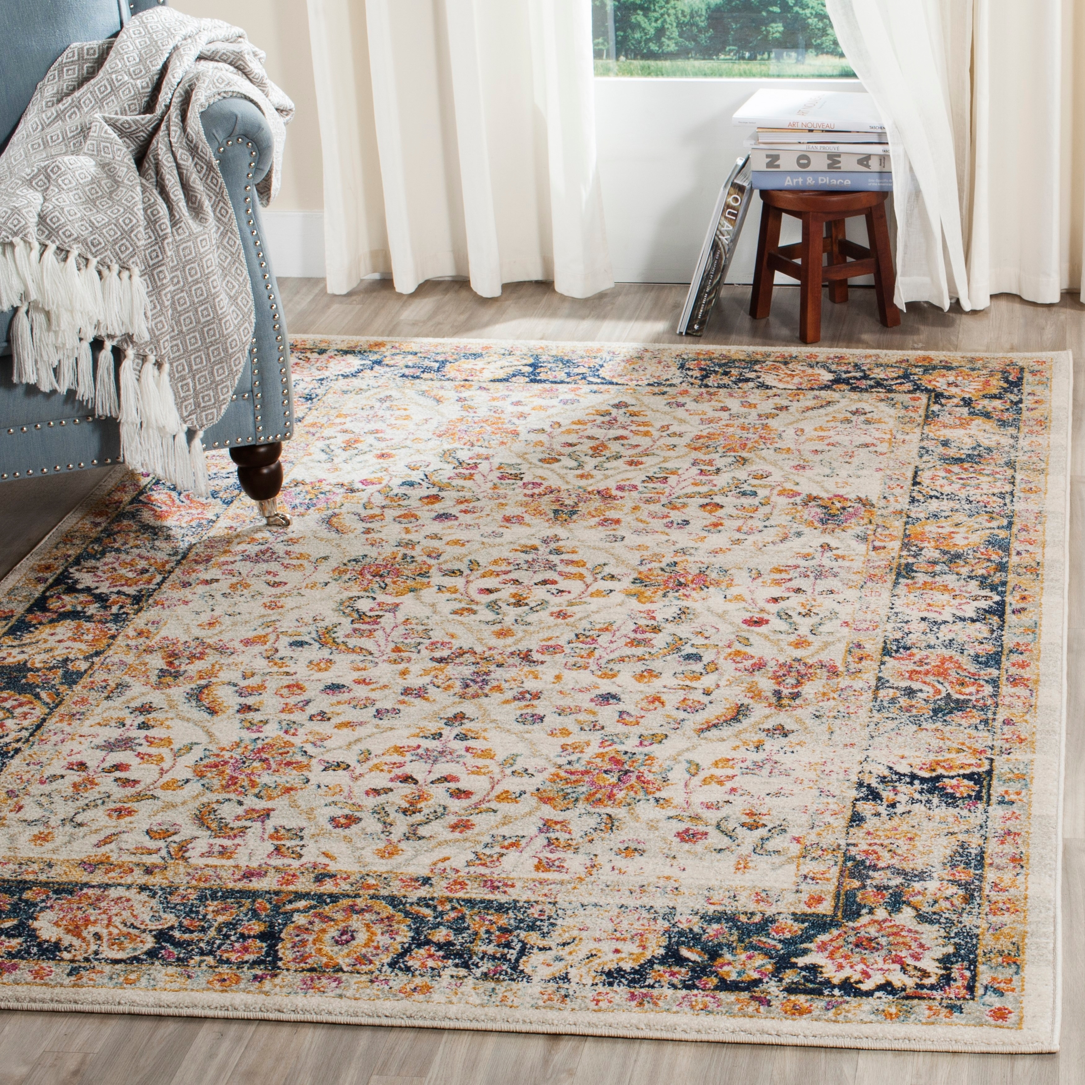 SAFAVIEH Madison Scarlette Distressed Vintage Boho Oriental Rug - Bed ...