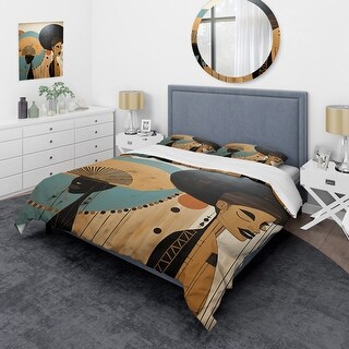 Designart - Portrait Harlem Renaissance I - African American Art Bed ...