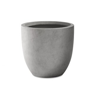 Round Concrete Planter,Large Planter Pots Containers - Bed Bath ...