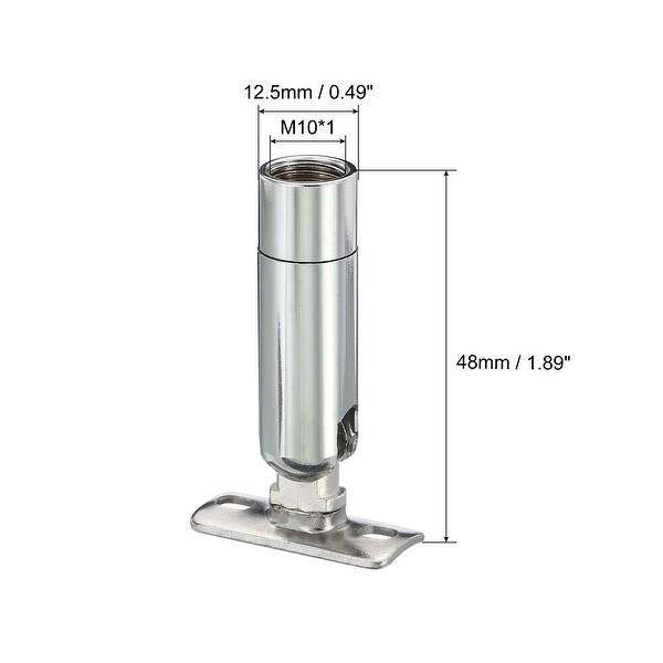 2Pcs 180/350 Degree Sloped Ceiling Light Adapter M10 Thread with Base ...