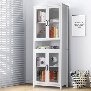 American Country MDF Spray Paint Bookcase White - Bed Bath & Beyond ...