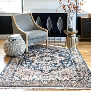 Brooklyn Rug Co Mystic Vintage Medallion Area Rug - Bed Bath & Beyond ...