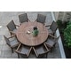 Eilaf 9 pc. Lazy Susan Set with Wicker Stacking Chairs - Bed Bath ...