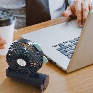Mini Portable Handheld Folding Desktop Rechargeable Usb Cooling Fan Air ...