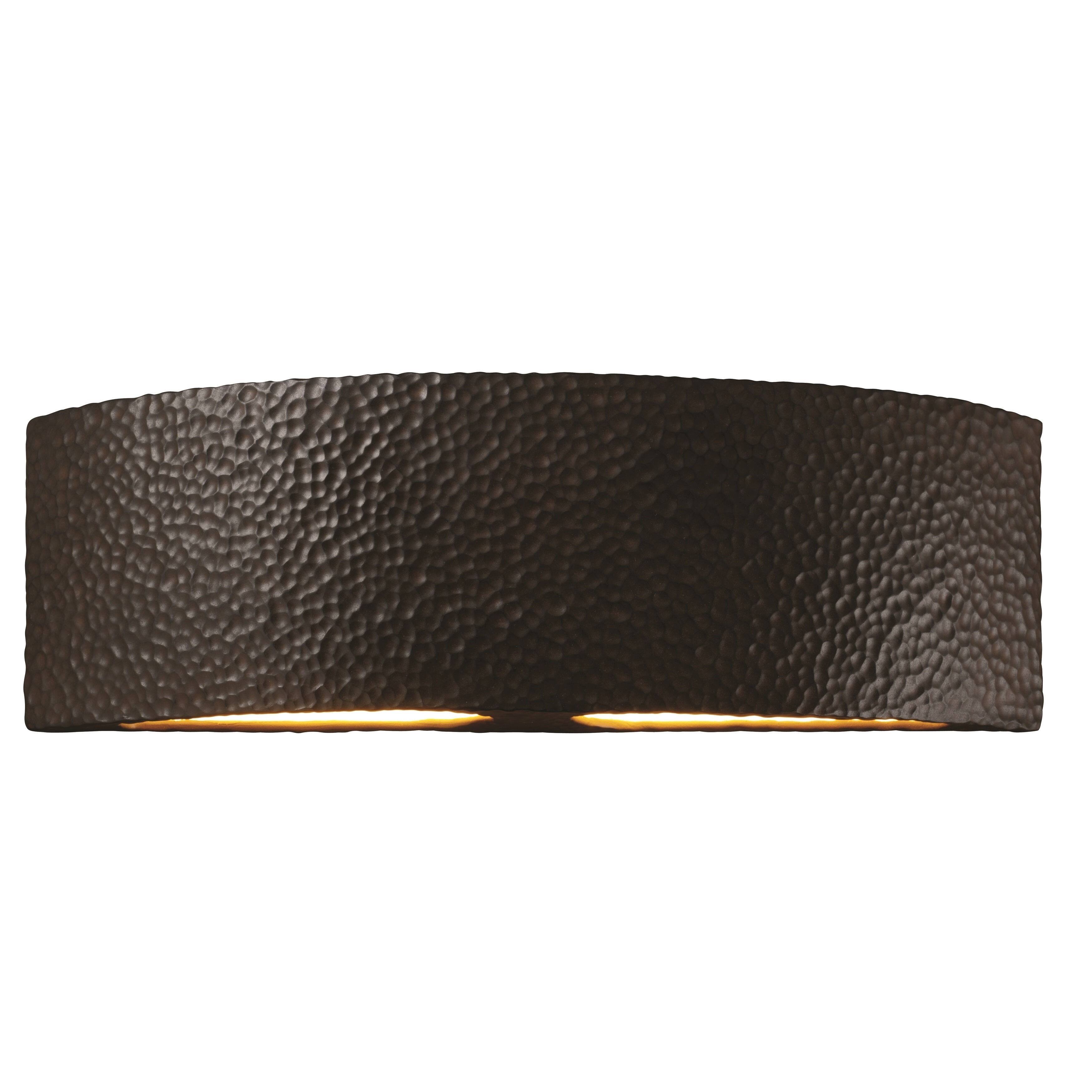 Justice Design Ambiance ADA Iron Arc Wall Sconce - Bed Bath & Beyond ...
