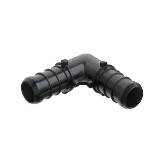 Jones Stephens C76752 3/4" Poly PEX 90° Elbow - White - Bed Bath ...