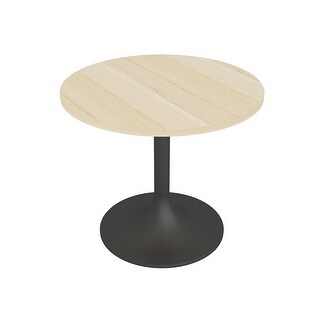 Small Pedestal Office Table 42" Round Meeting Table With Tulip Base ...