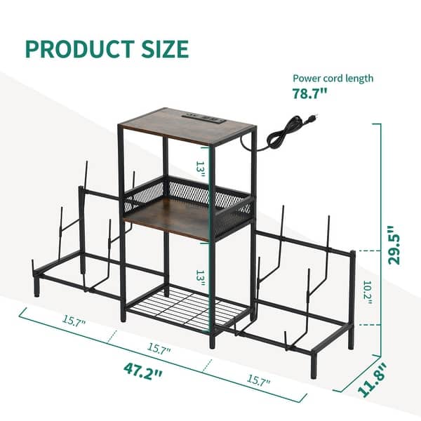Guitar Stand 4 Holder Adjustable Accessories Rack Storage Rack with ...