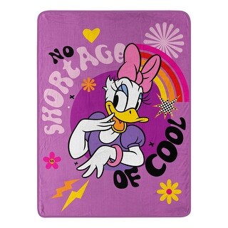 Donald Duck Cool Daisy Micro Raschel Throw - Bed Bath & Beyond - 39569884