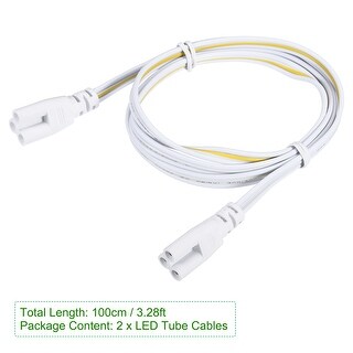 LED Tube Connector Cable Female Double End Extension Cords for LED ...