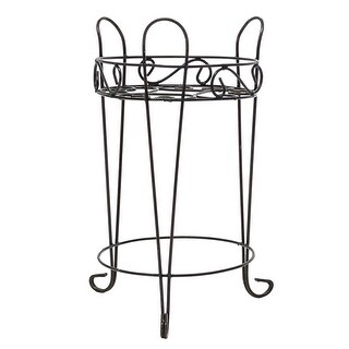 Rustic Arrow Wrought Iron Tall Pot Stand - Bed Bath & Beyond - 36360699