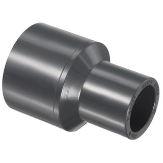 SCH80 UPVC Reducer Pipe Fitting Straight Coupling Connector, Gray - Bed ...