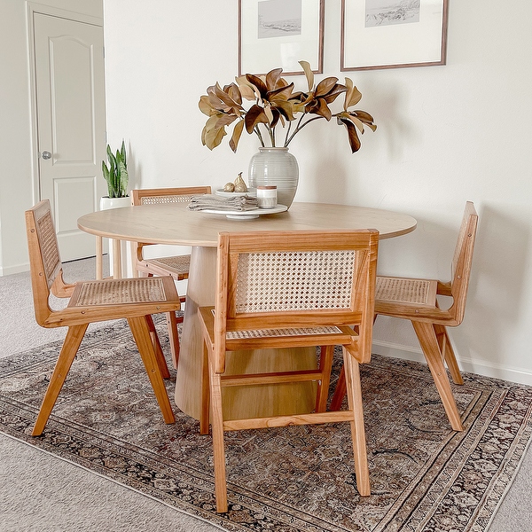 52 Solid Oak Round Pedestal Dining Table On Sale Bed Bath Beyond 40850817