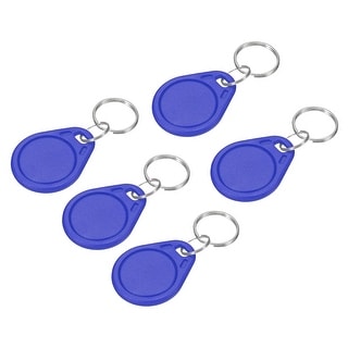 5Pcs RFID Key Fobs UID 13.56MHz Rewritable Proximity IC Smart Token Tag ...