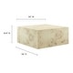Penrod Mid-Century Burl Wood Square Coffee Table - Bed Bath & Beyond ...