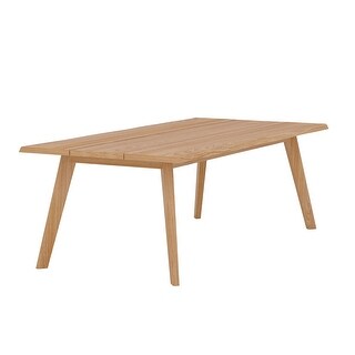 La Costa Rectangular 84 inch Wide Teak Plank Outdoor Dining Table - 84 ...
