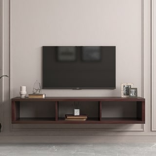 Modern Design 60" TV Stand, Shallow Floating TV Console, Modern ...