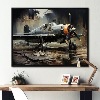 Designart "Eternal Vigilance " Military Framed Wall Art Living Room ...