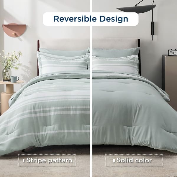 light green pattern comforter