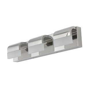 Modern Bathroom 3-Light LED Vanity Lights Over Mirror Bath Wall ...