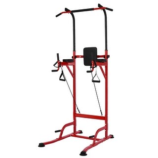 Dip Stand Station Full Body Power Tower Push Up Rack Excercise Indoor ...